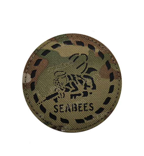 Seabees IR Reflective - OCP - Nylon Patch – Tactically Suited