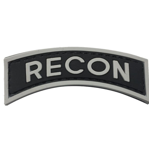Recon Tab PVC Patch - Black – Tactically Suited