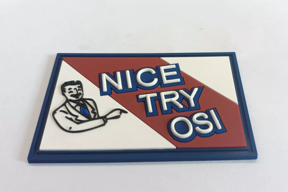 Nice Try OSI Patch - PVC – Tactically Suited