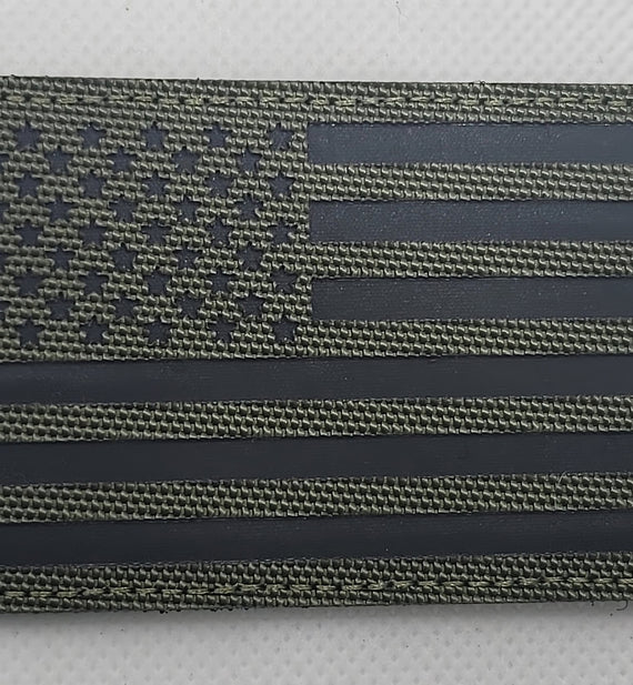 Reflective IR US Flag - OD Green – Tactically Suited