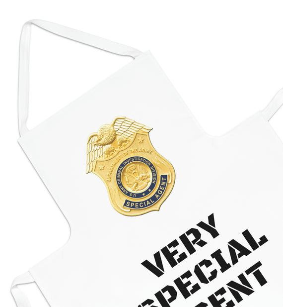 PD Army CID Badge - Very Special Agent Kitchen Apron – Tactically Suited