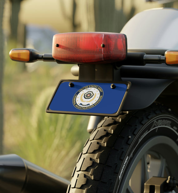 Army CID Seal - Mini License Plate – Tactically Suited
