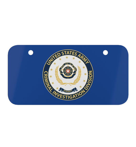 Army CID Seal - Mini License Plate – Tactically Suited