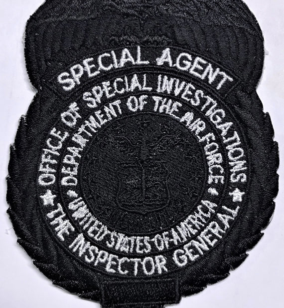 Tactical Black OSI Badge Patch (Velcro Backed) – Tactically Suited