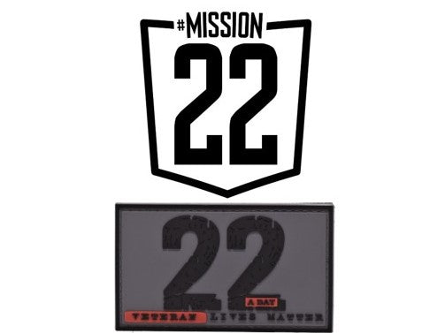 22 A Day - Veteran Lives Matter - PVC Patch – Tactically Suited