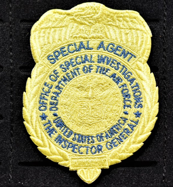 Yellow OSI Badge Patch (Velcro Backed) – Tactically Suited