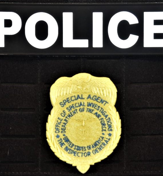 Yellow OSI Badge Patch (Velcro Backed) – Tactically Suited