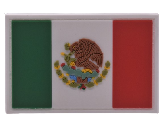Mexican Flag PVC Patch – Tactically Suited