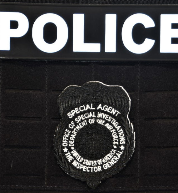 Tactical Black OSI Badge Patch (Velcro Backed) – Tactically Suited