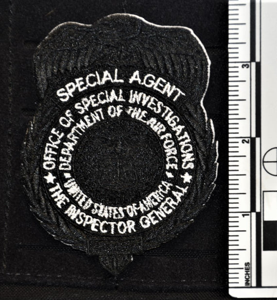 Tactical Black OSI Badge Patch (Velcro Backed) – Tactically Suited