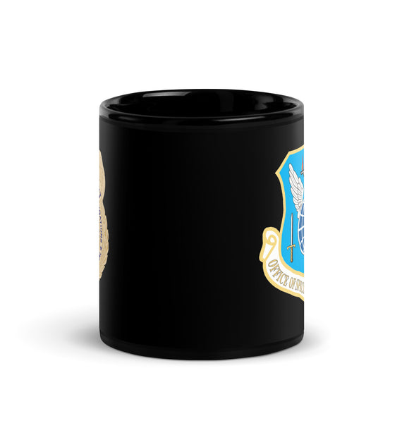 AFOSI Badge and Shield Coffee Mug - Black – Tactically Suited